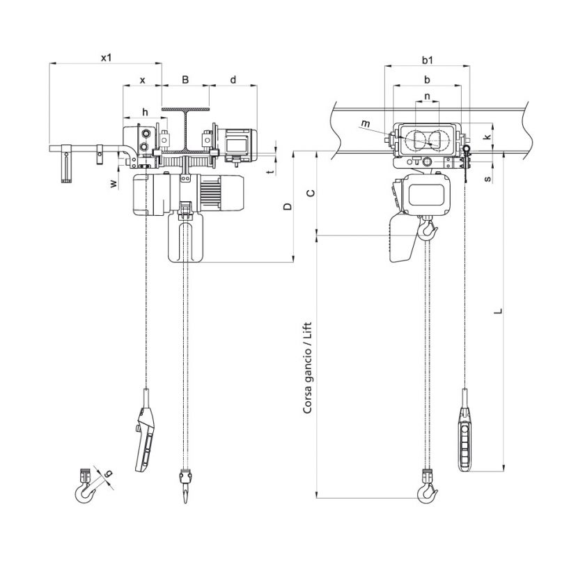 Paranco Elettrico a Catena Kito KRR - Alfatech - Specialisti in ...