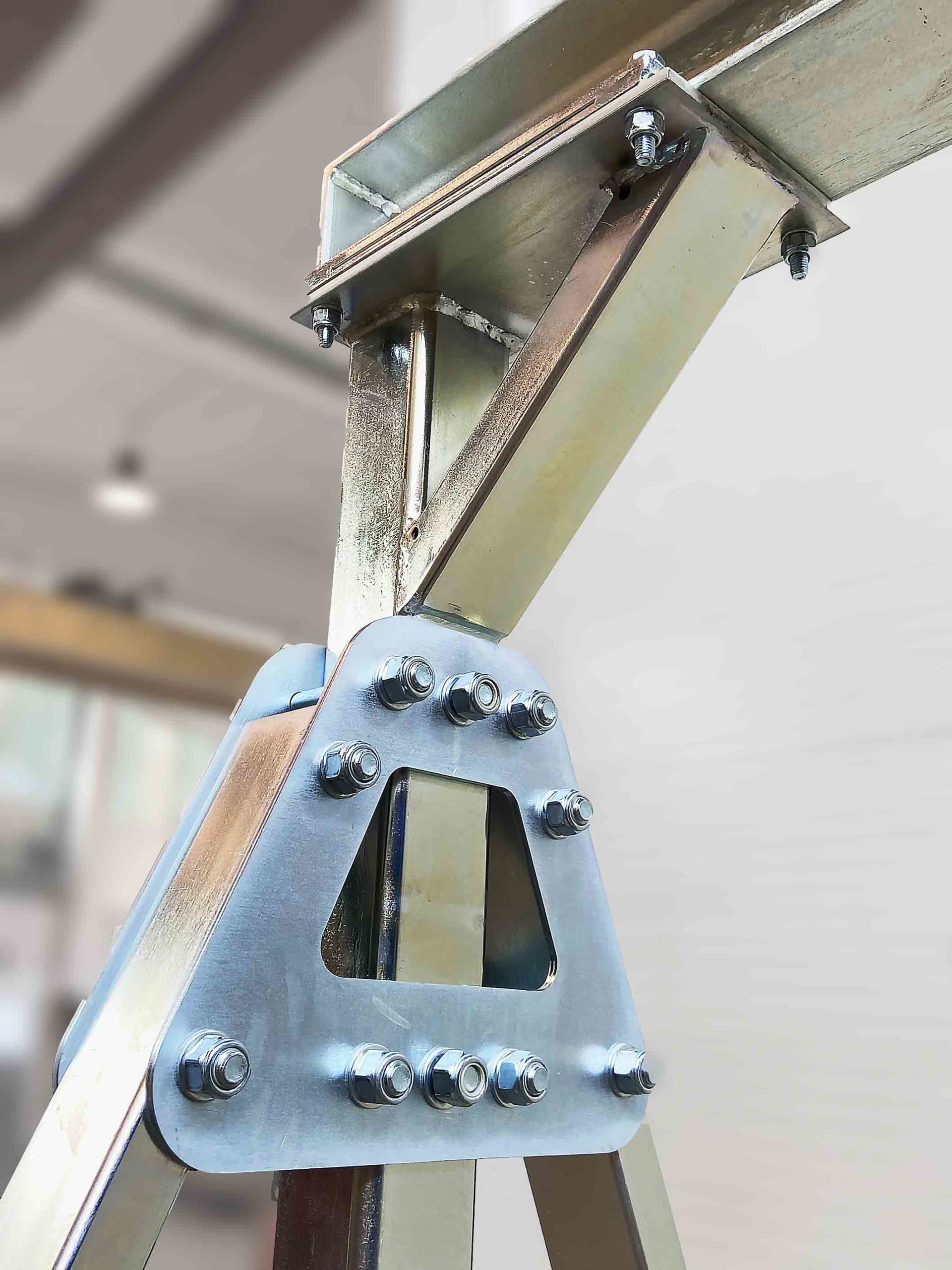 Gru a Portale o a cavalletto tipo "ALUFER" su ruote regolabile ...