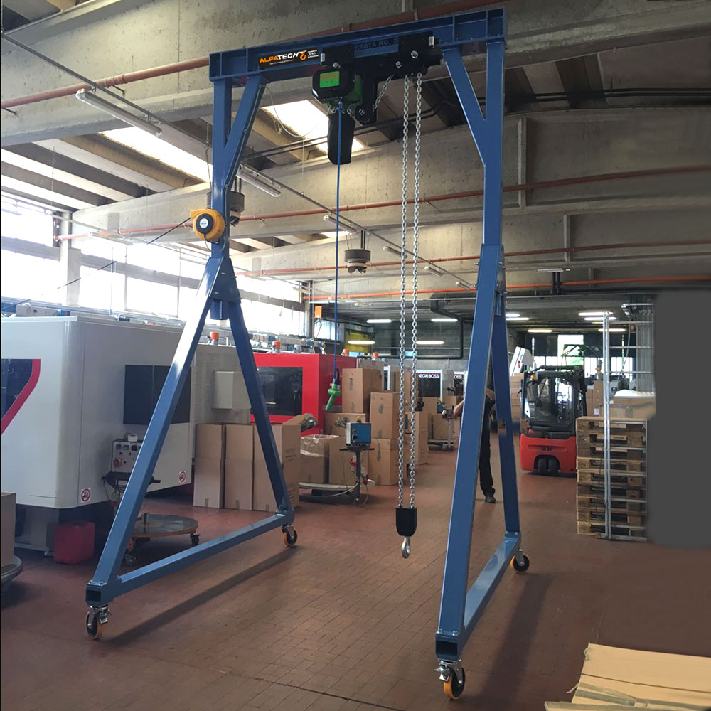 Gru a Portale regolabile in altezza - Alfatech - Specialisti in ...