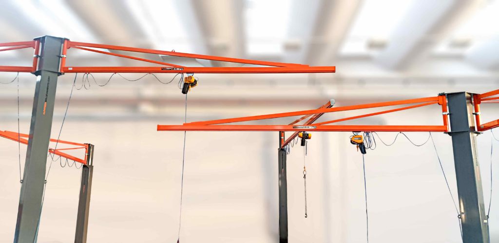 Sollevamento & Appoggio: gru a bandiera a colonna - Alfatech