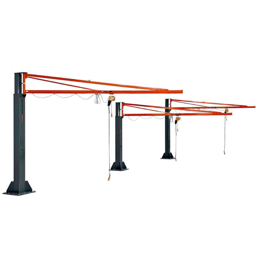 Gru a bandiera a colonna - Alfatech Sollevamento e appoggio