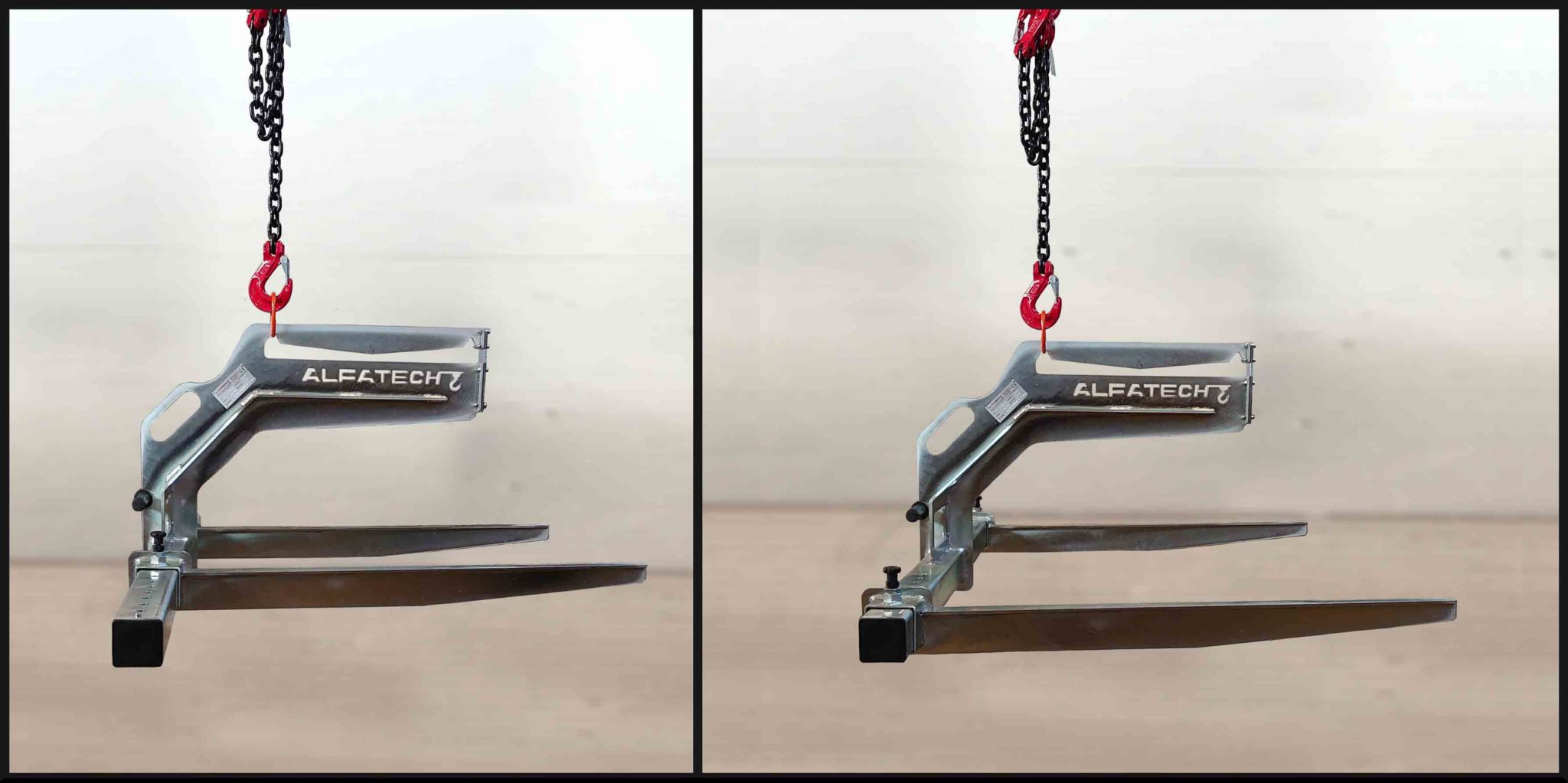 Forche per pallet - Alfatech - Specialisti in impianti di Sollevamento ...
